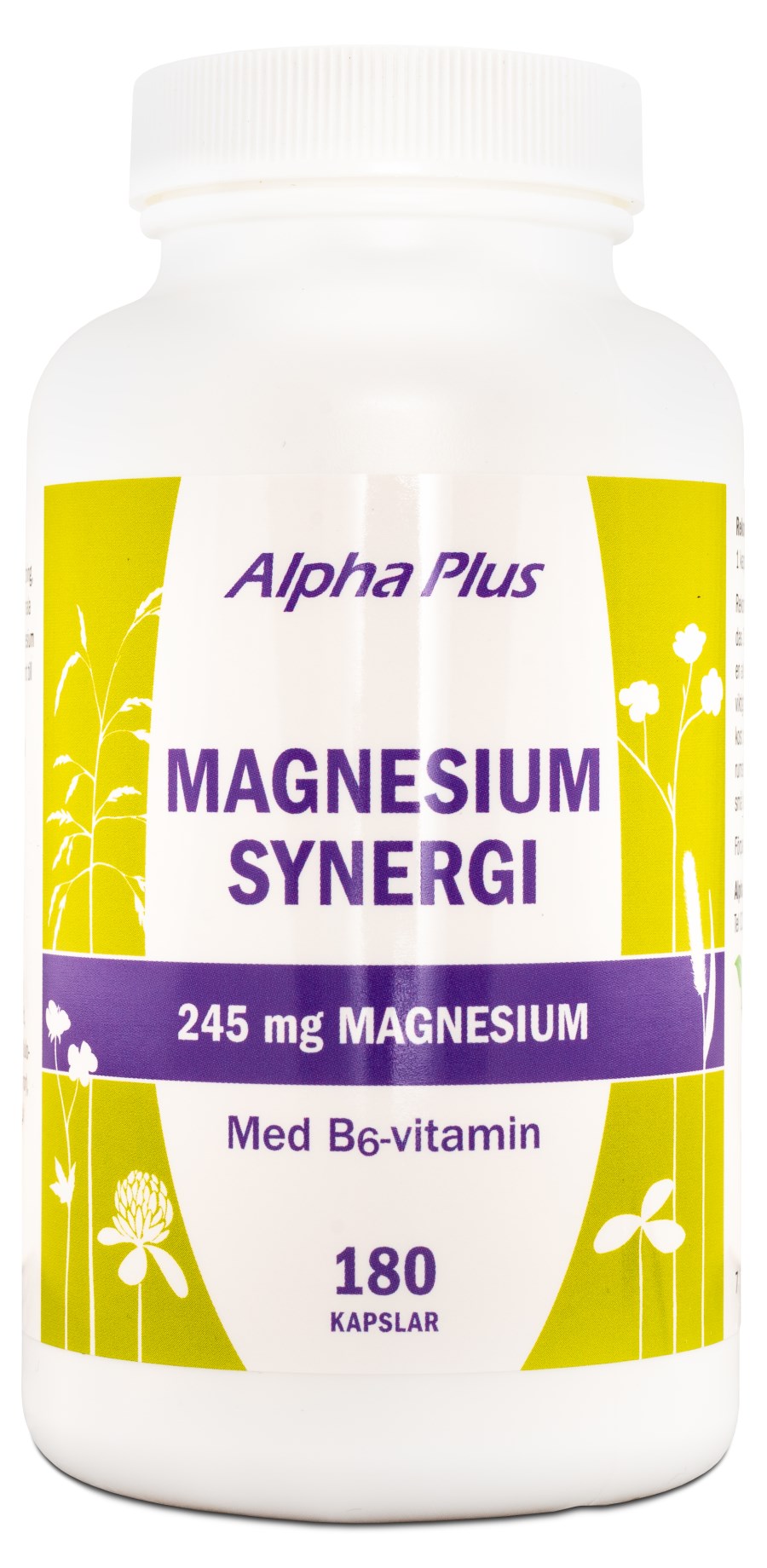 Alpha Plus Magnesium Synergi | Svenskt Kosttillskott