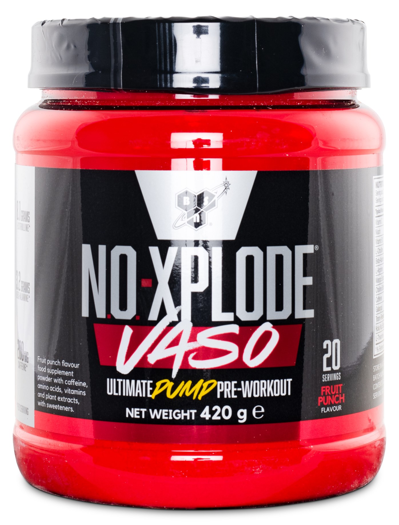 BSN N.O-Xplode Vaso PWO | Svenskt Kosttillskott