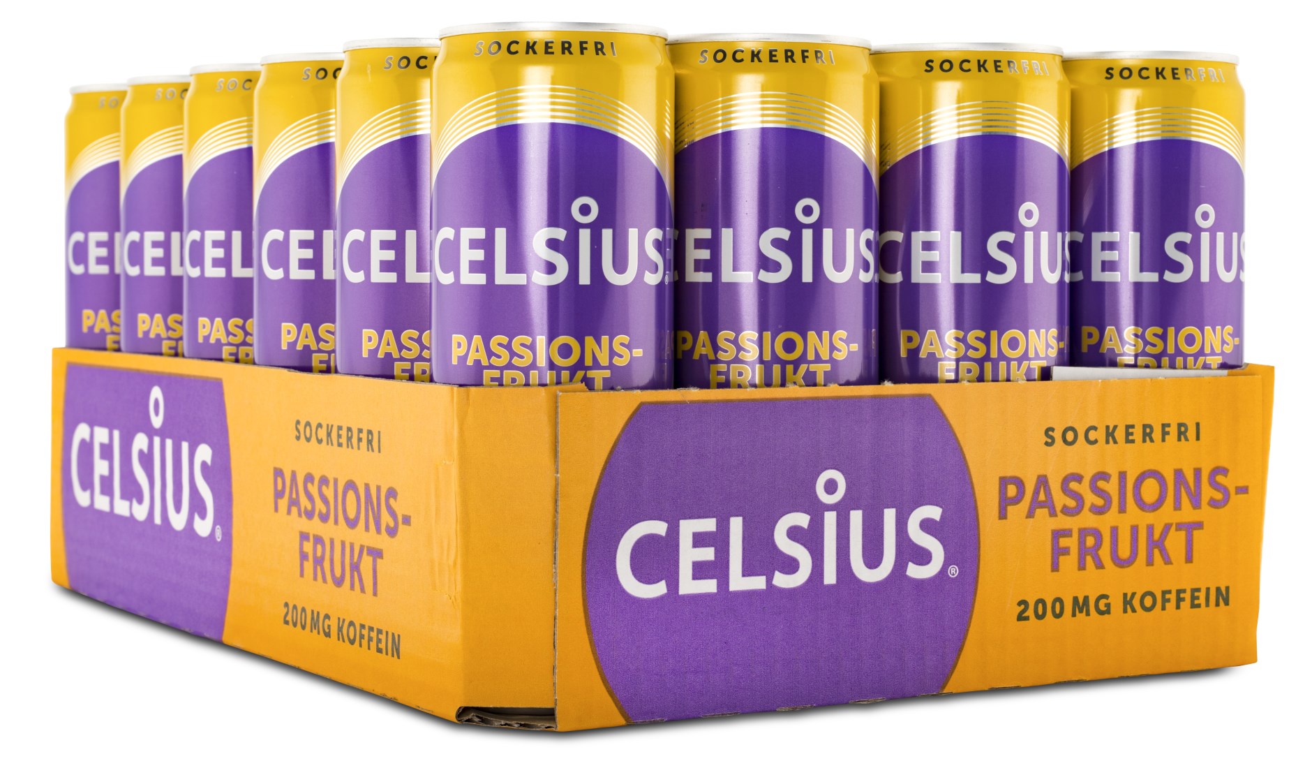 Köp CELSIUS® Passionsfrukt 24-pack här, 379 kr | Svenskt Kosttillskott