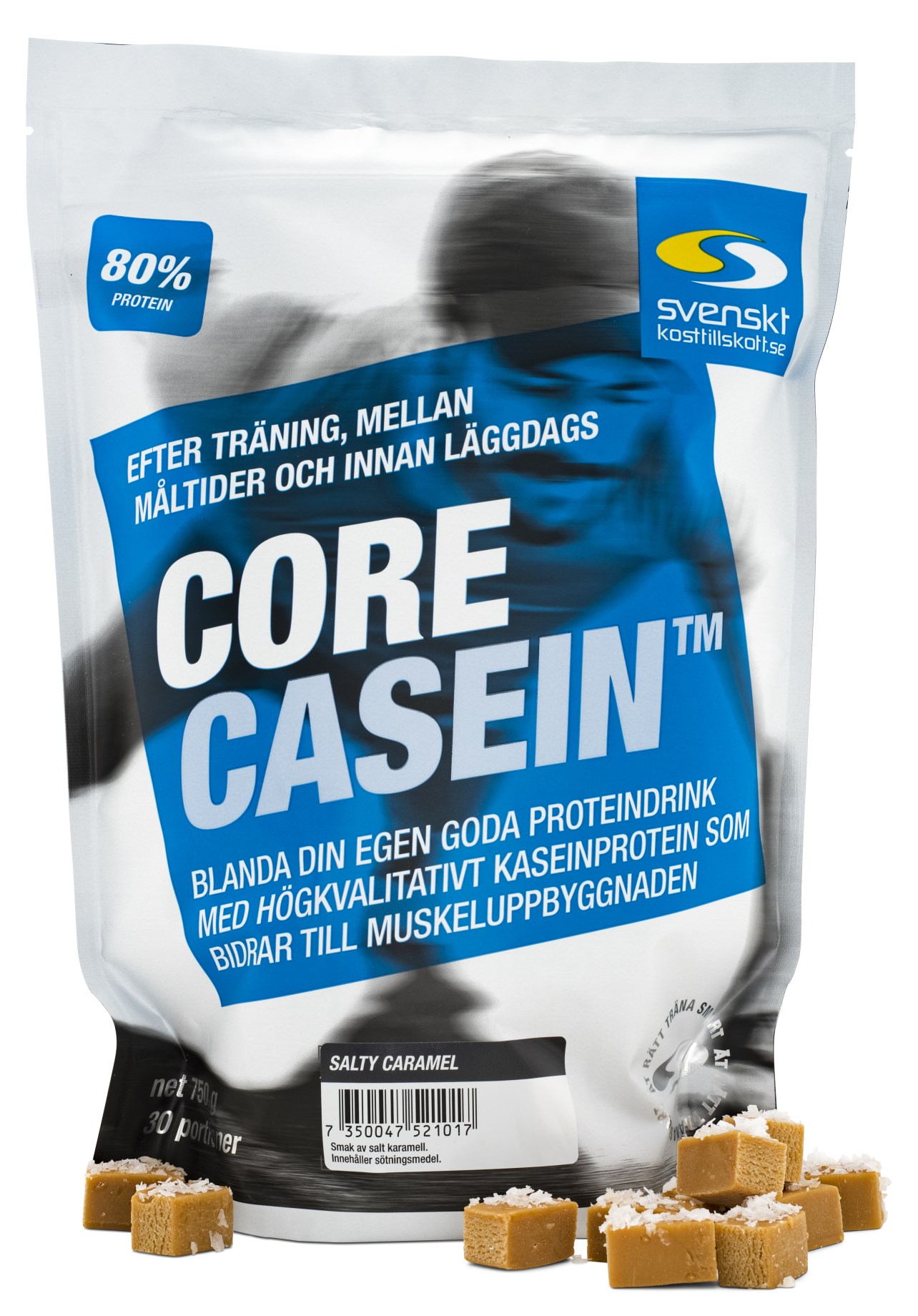 Core Casein | Kasein med långsamt upptag | Svenskt Kosttillskott