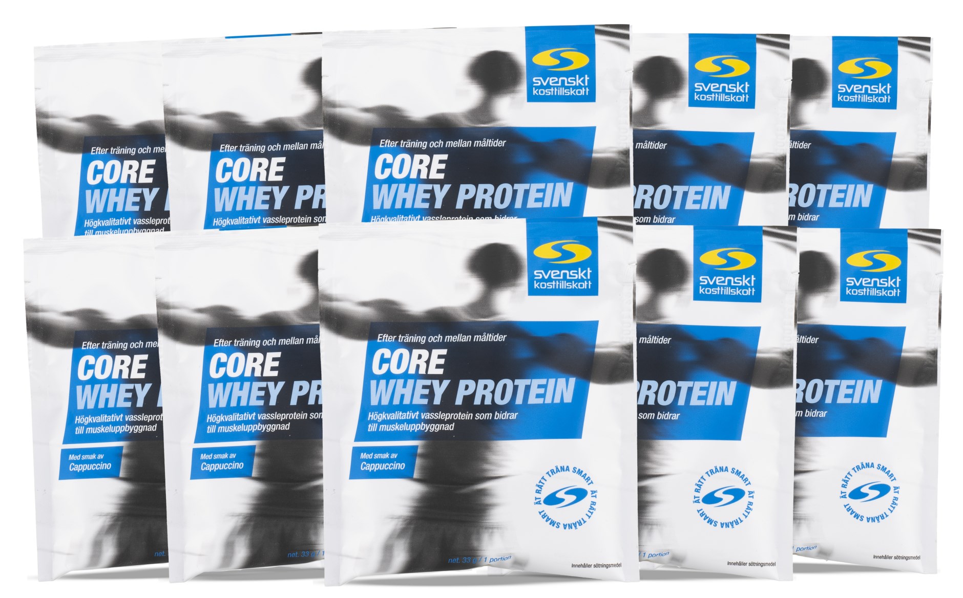 Core Whey Protein Portionspåse | Svenskt Kosttillskott