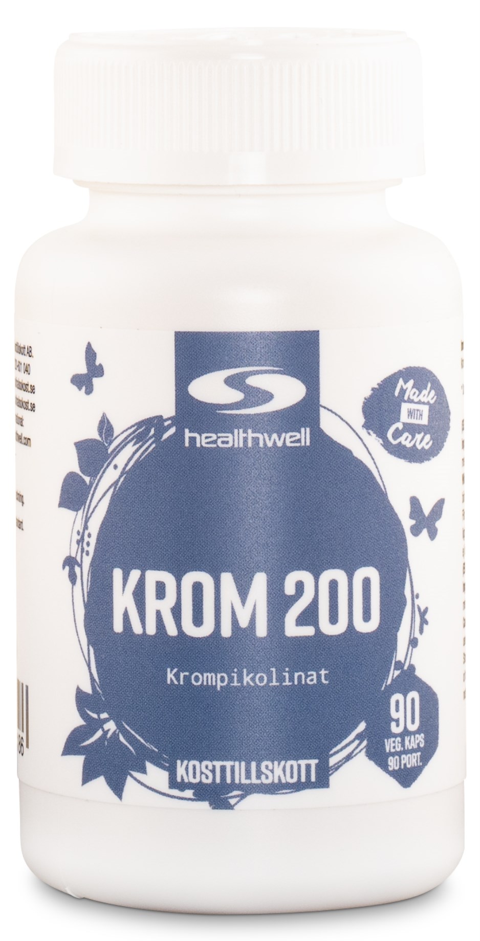 Healthwell Krom 200 | Svenskt Kosttillskott
