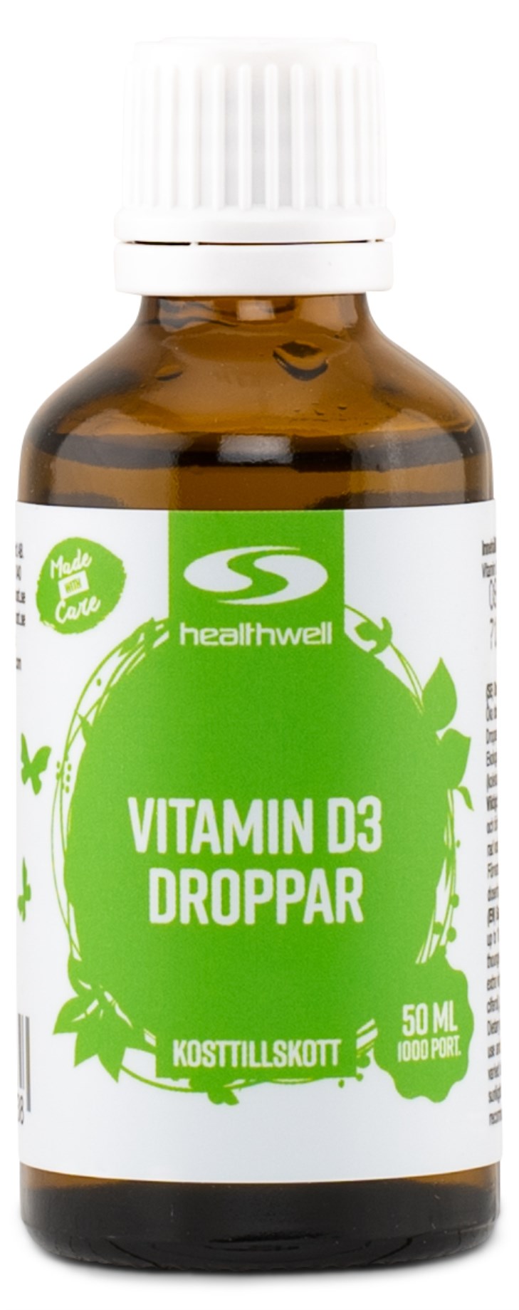 Vitamin D3 Droppar | Köp här | Svenskt Kosttillskott