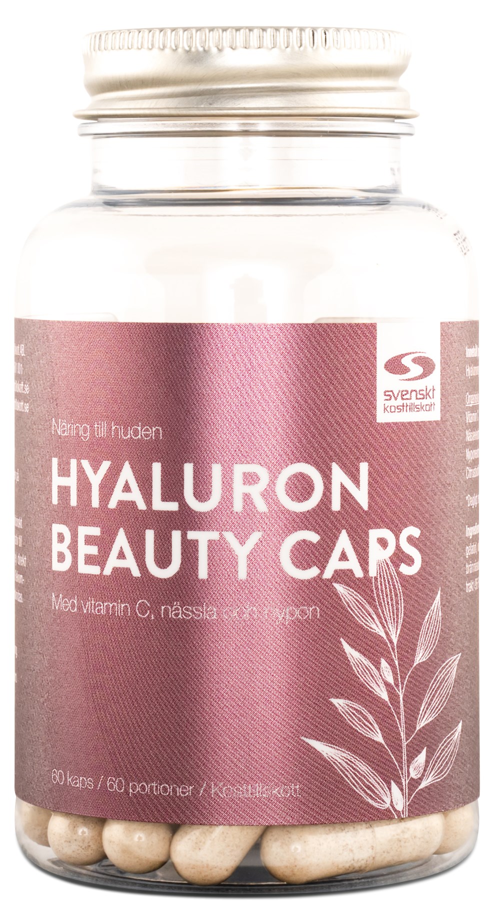 Hyaluron Beauty Caps | Med vitamin C | Svenskt Kosttillskott