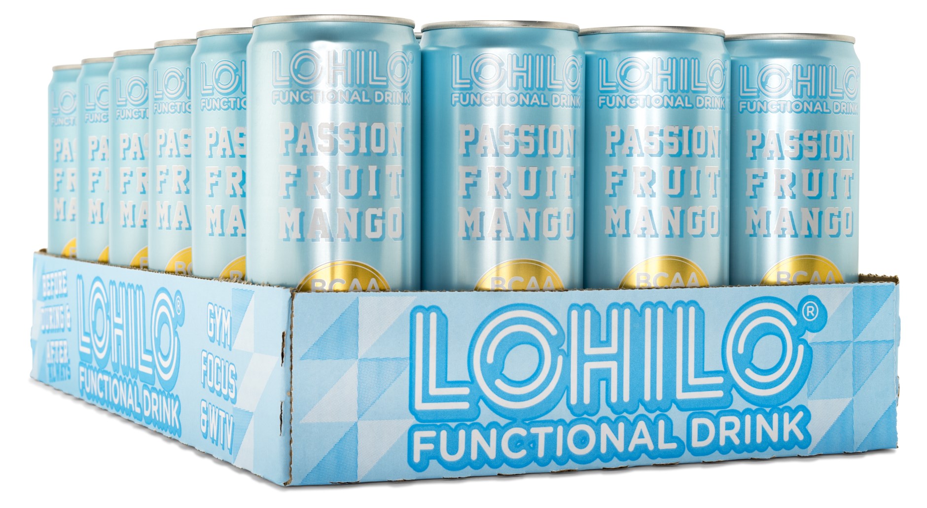 Lohilo BCAA Energidryck | 178 mg koffein & fri från tillsatt socker