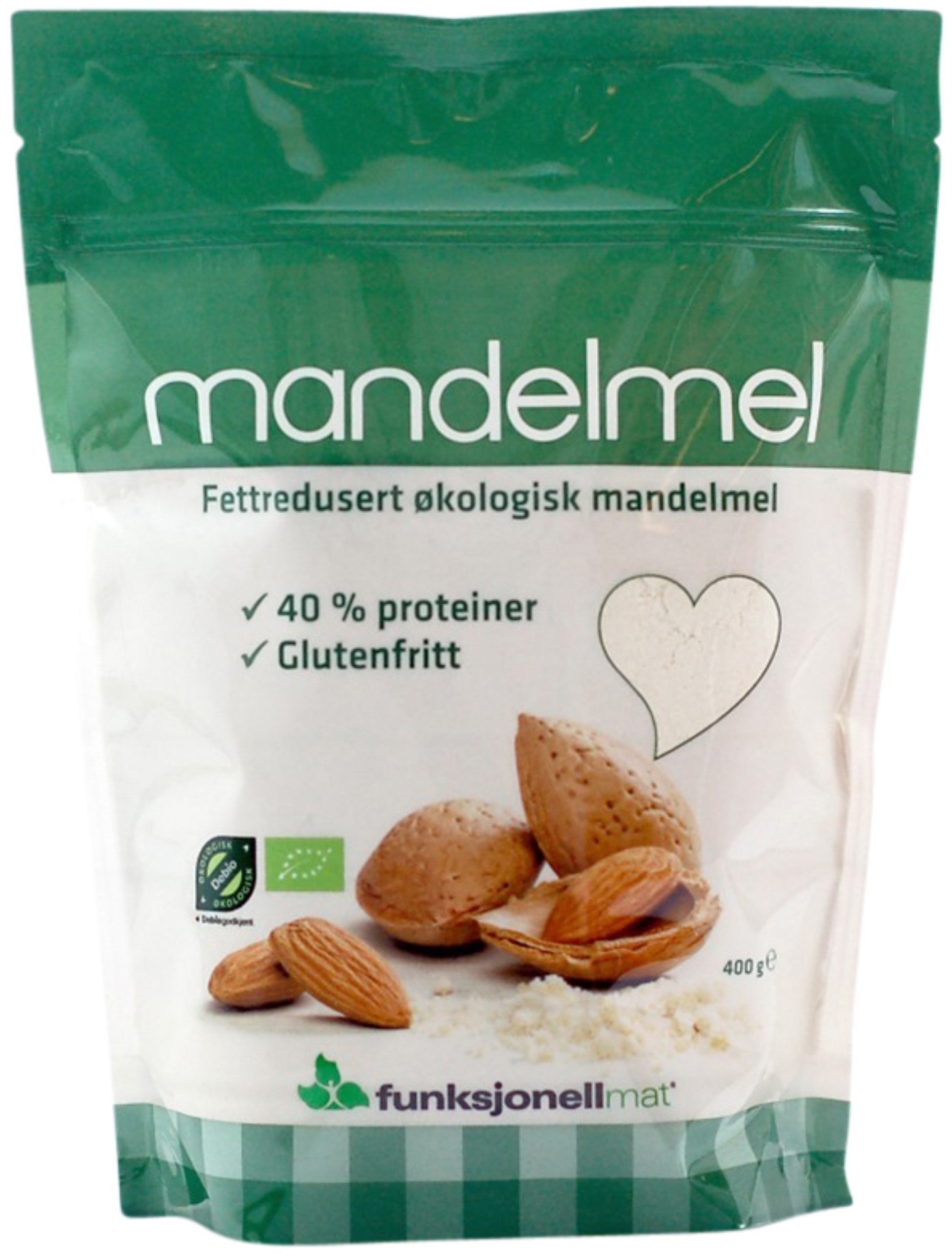 Köp Funksjonell Mat Mandelmjöl hos Svenskt Kosttillskott. Snabbt ...