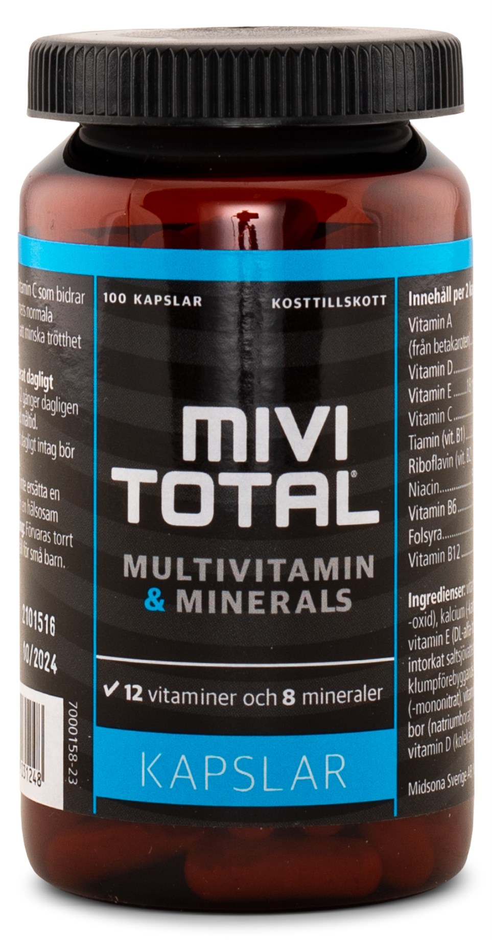 Köp Mivitotal Kapsel hos Svenskt Kosttillskott. Snabbt & fraktfritt!
