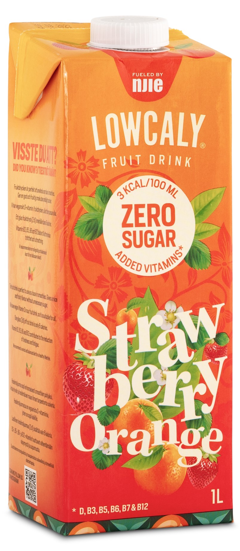 Lowcaly Fruktdryck | Sockerfri dryck | Svenskt Kosttillskott