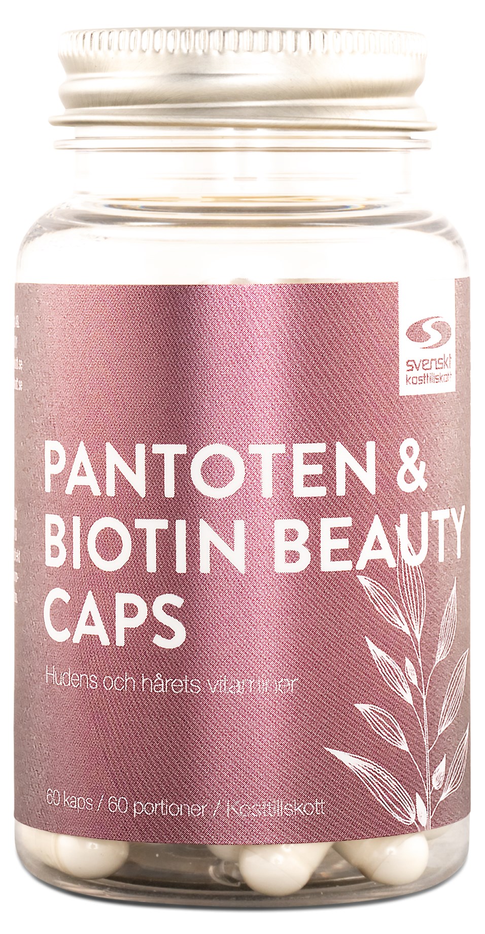 Pantoten & Biotin Beauty Caps | Svenskt Kosttillskott