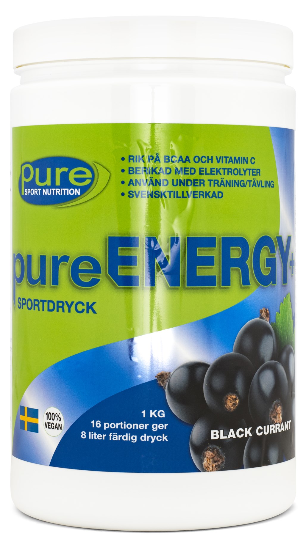 Köp Pure Energy+ Sportdryck | hos Svenskt Kosttillskott
