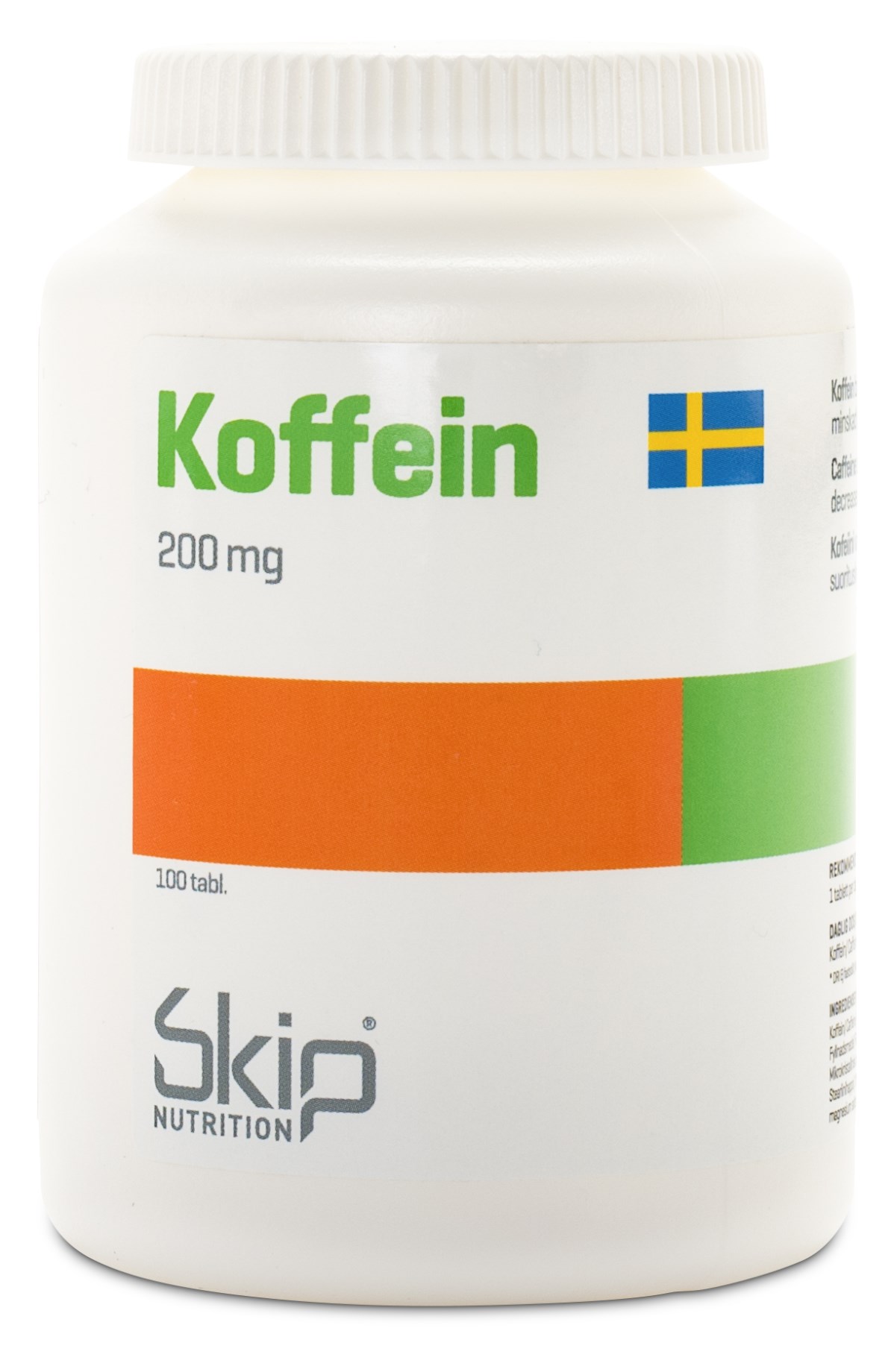 Köp Koffein Tabletter hos Svenskt Kosttillskott