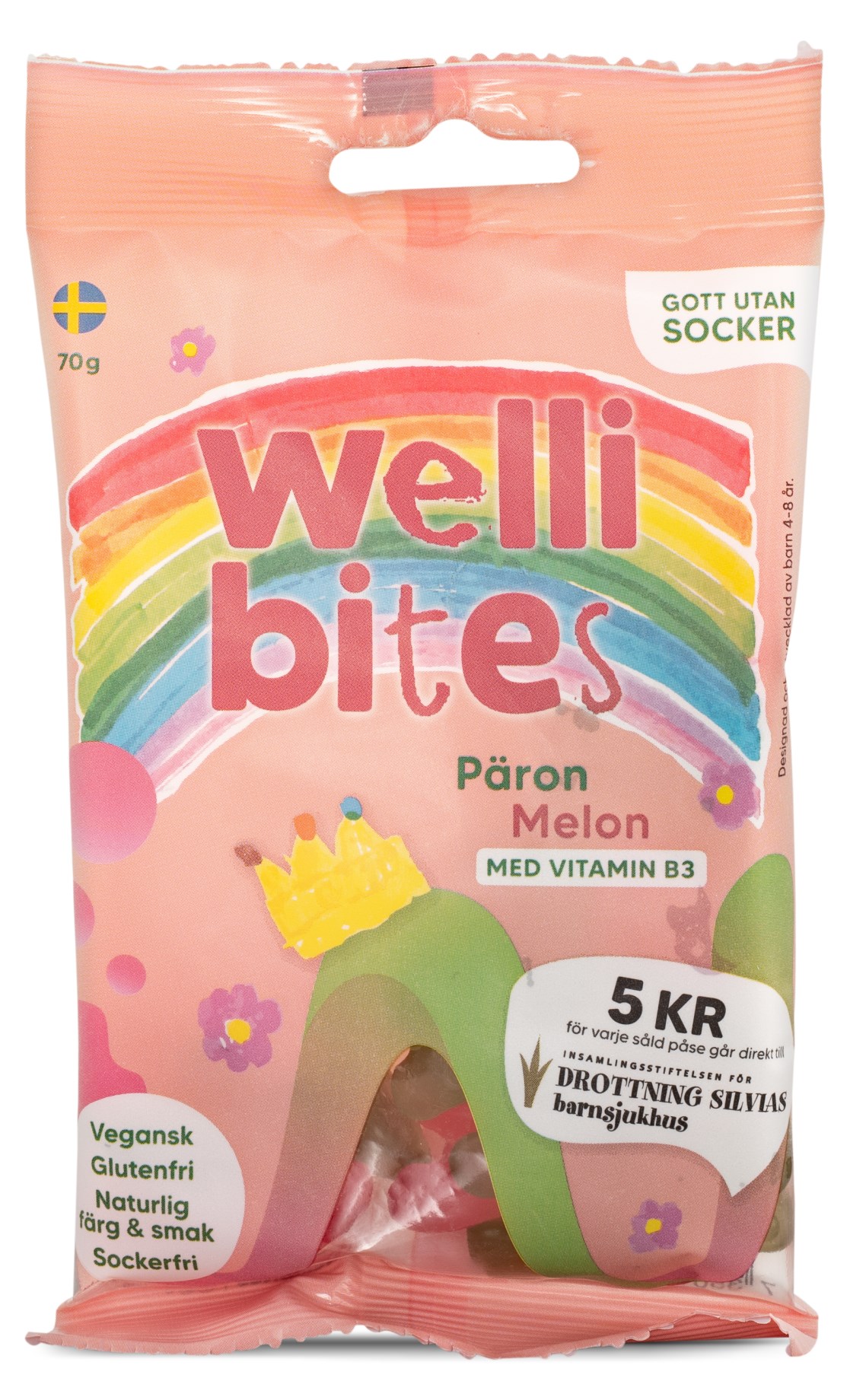 Wellibites Päron & Melon | Svenskt Kosttillskott
